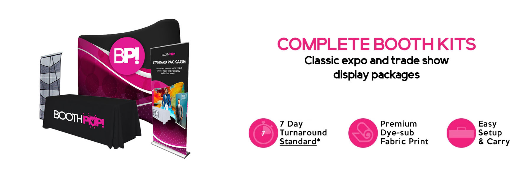 10x10 Standard Booth Packages