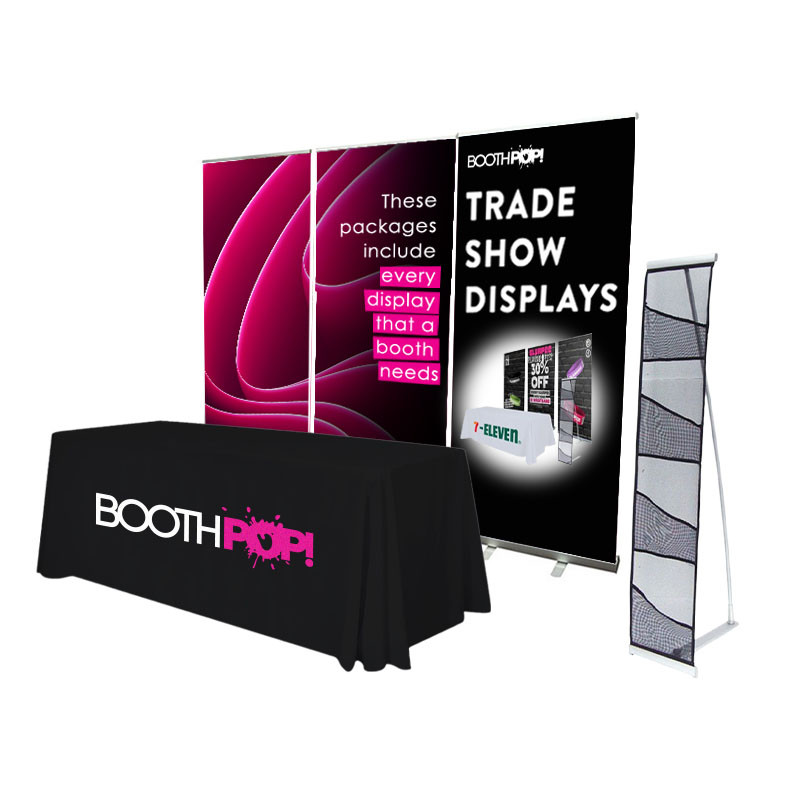 BoothPOP! Complete Trade Show Economy Booth Package (SDP01)