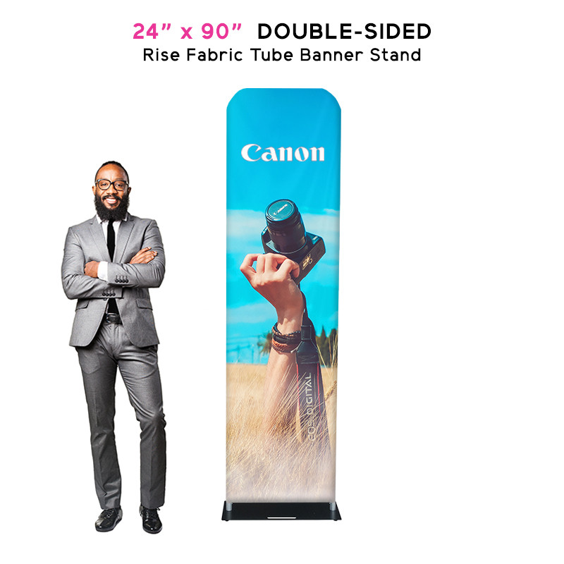 24" Rise Double-Sided Fabric Banner Stand (ST24)
