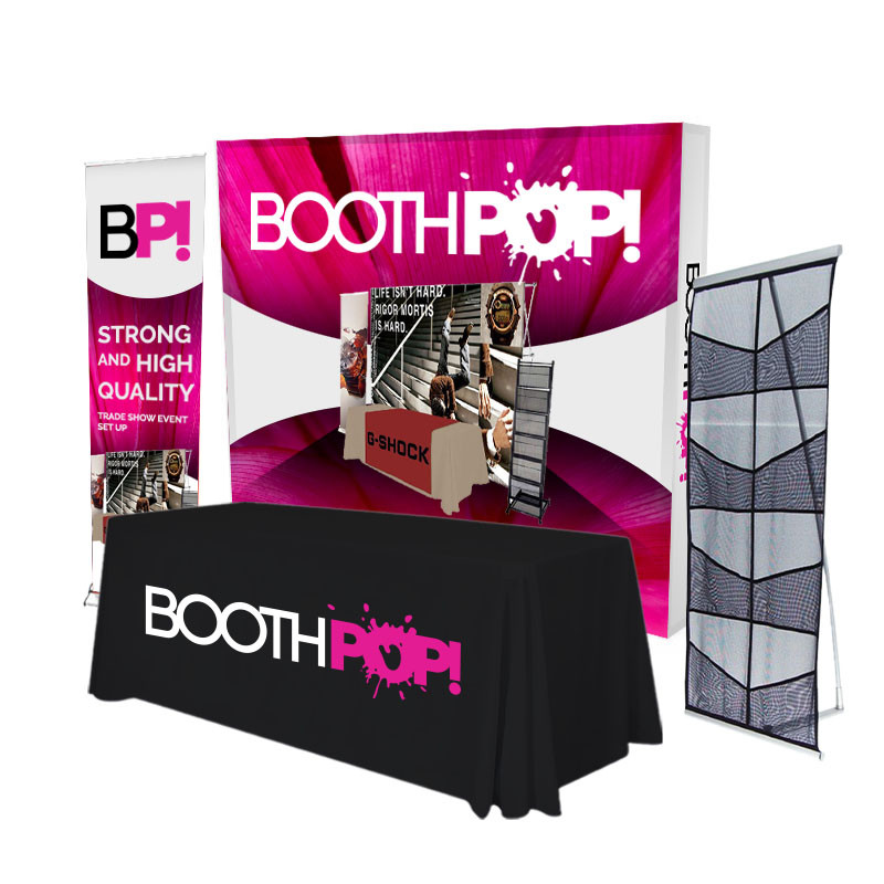 BoothPOP! Complete Trade Show Pro Booth Package (D)