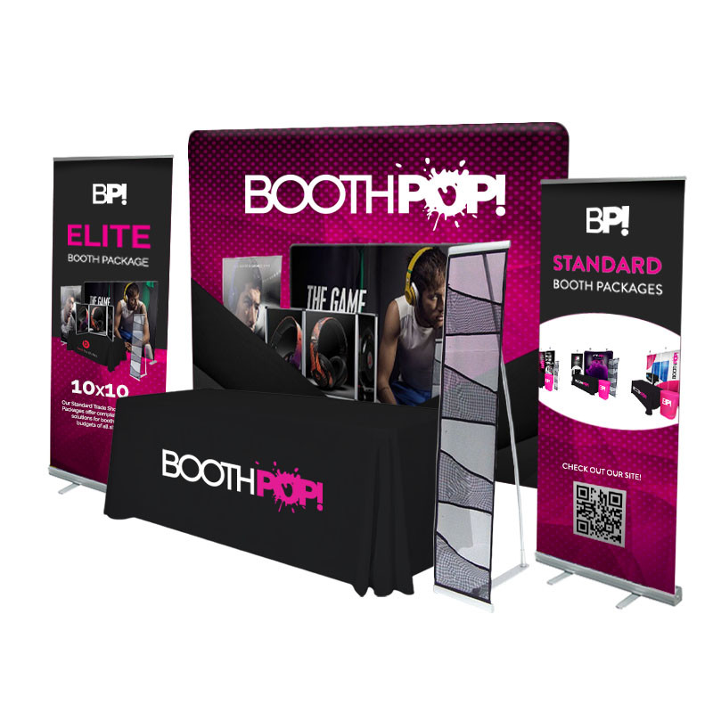 BoothPOP! Complete Trade Show Elite Booth Package (A)