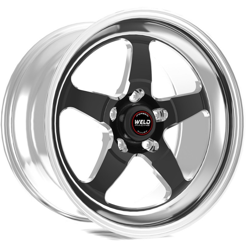 Weld Wheels - 15x10" RT-S S71 Black Rear Wheel - GM w. 15" Conversion ...
