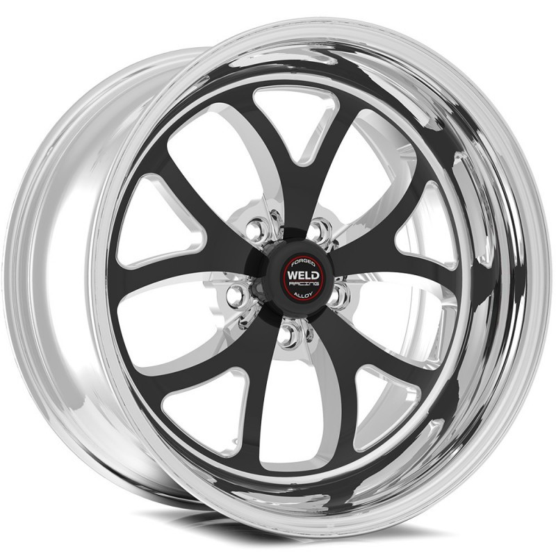 Weld Wheels - 17x11" RT-S S76 Black Rear Wheel - C6 Corvette Z06 ...