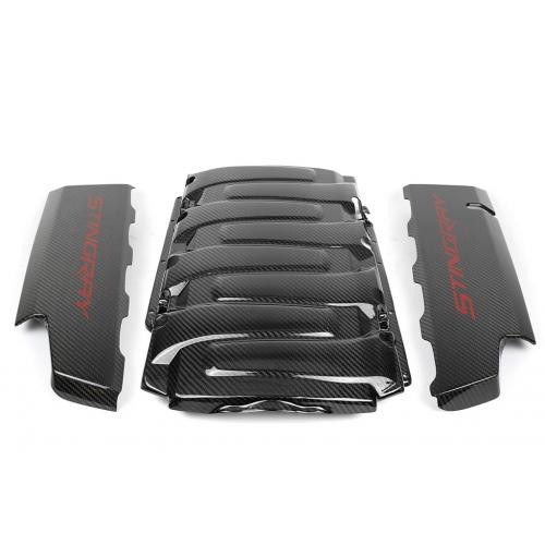 Apr C7 Corvette Carbon Fiber Engine Cover Package Cbe Vettepack