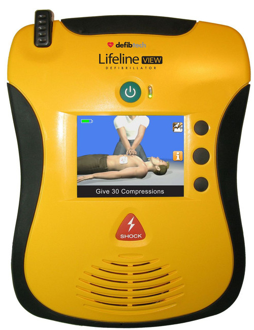 Defibtech Lifeline View Semi Auto AED With LCD Screen External defibtech-lifeline-view-semi-auto-aed-with-lcd-screen-external