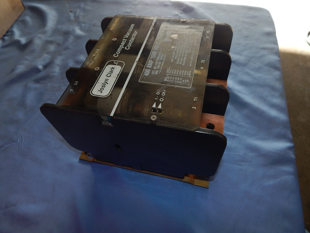 JOSLYN CLARK Compact Vacuum Contactor 400 Amp CVC77U034 1500 V.AC good ...