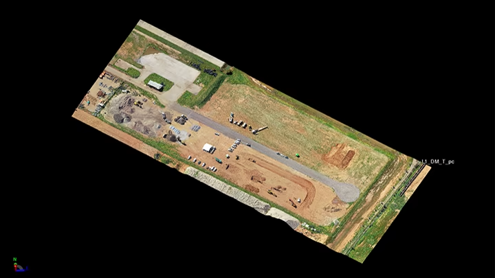 Sample Dataset: "TBC Aerial Photogrammetry with Construction Site & Stockpiles" - Precision ...
