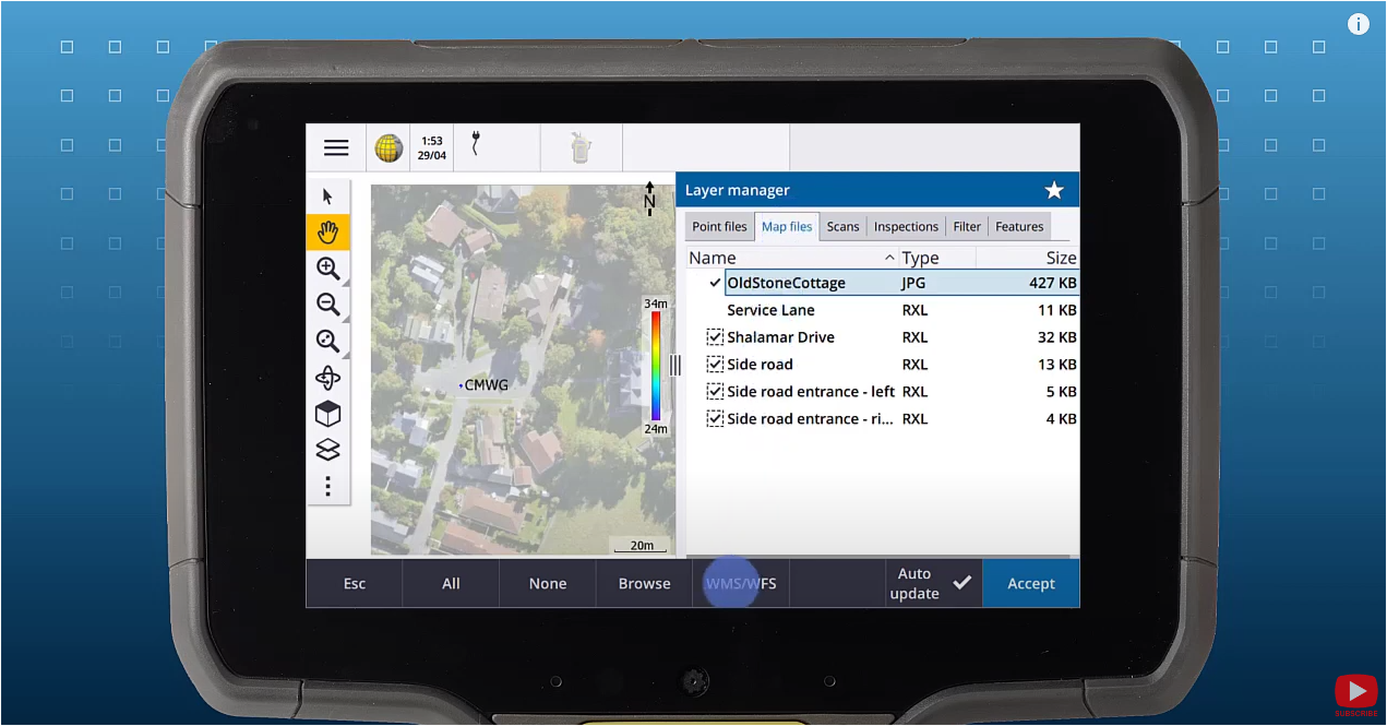 "Using Web Feature Services with Trimble Access!" - Precision Laser ...