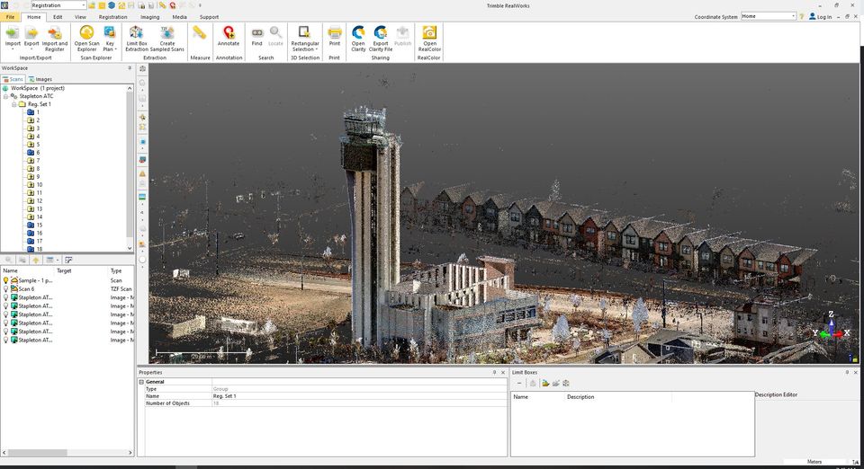 Trimble X12 Dataset: Urban ATC Tower - Precision Laser & Instrument