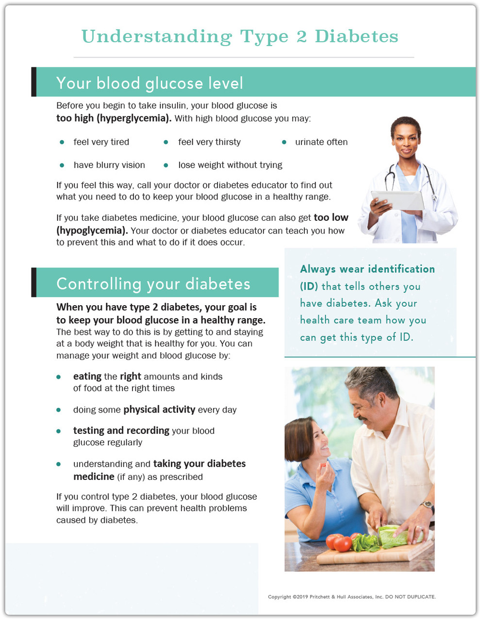 Understanding Type 2 Diabetes Tearpad 50 Sheets Per Pad Pritchett