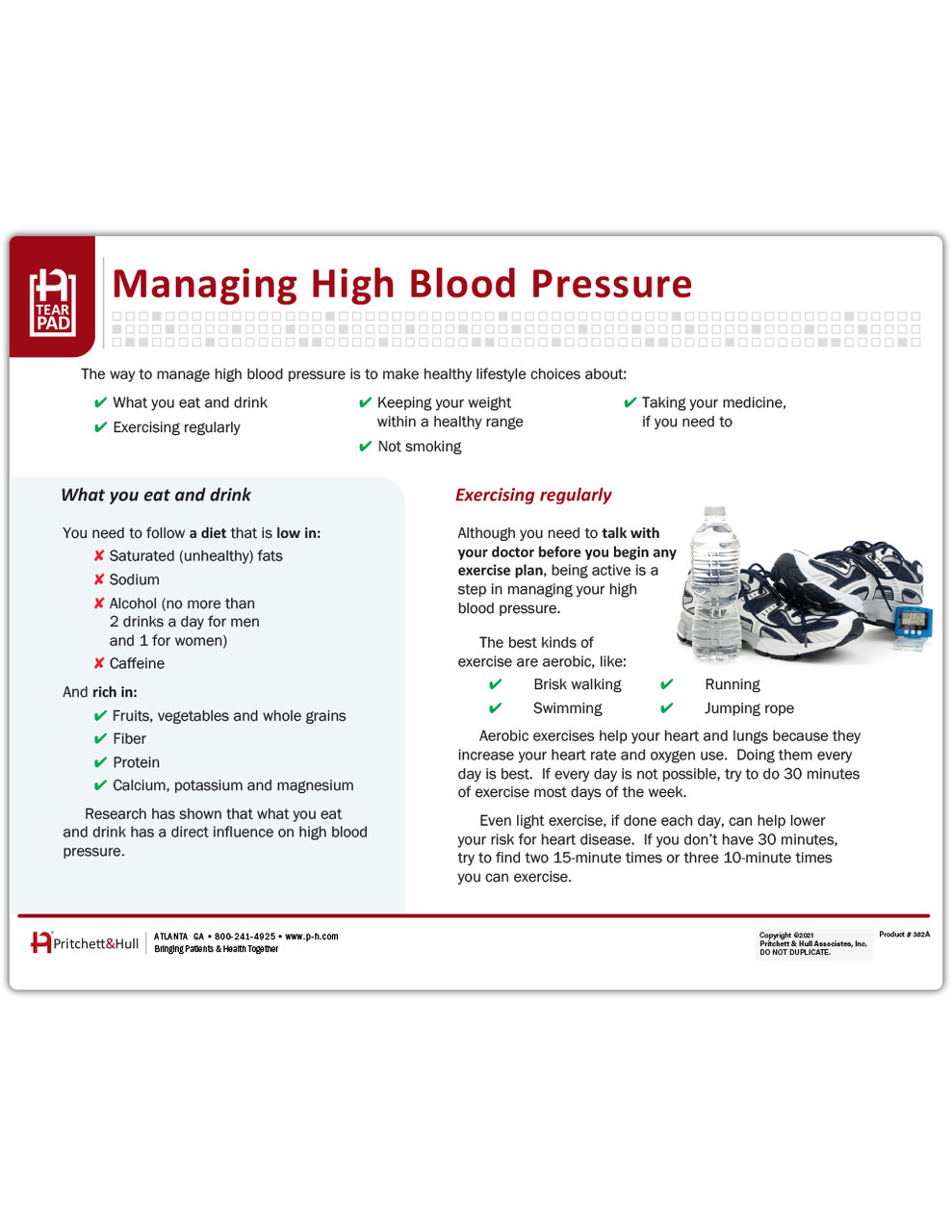 Managing Hbp Tearpad 50 Sheets Per Pad Pritchett And Hull