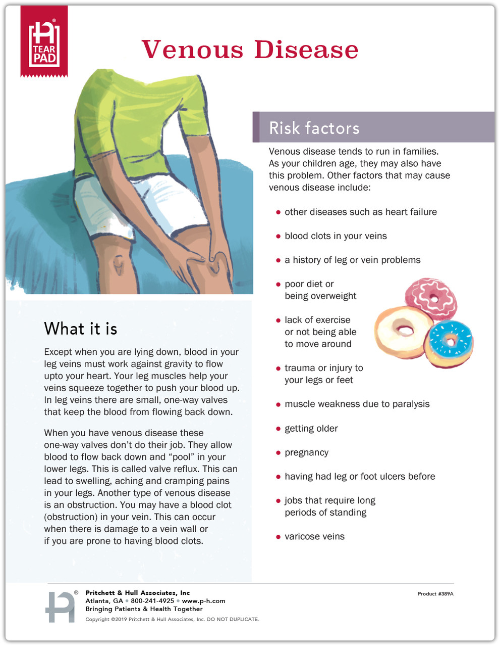 Pvd Venous Disease Tearpad 50 Sheets Per Pad Pritchett And Hull