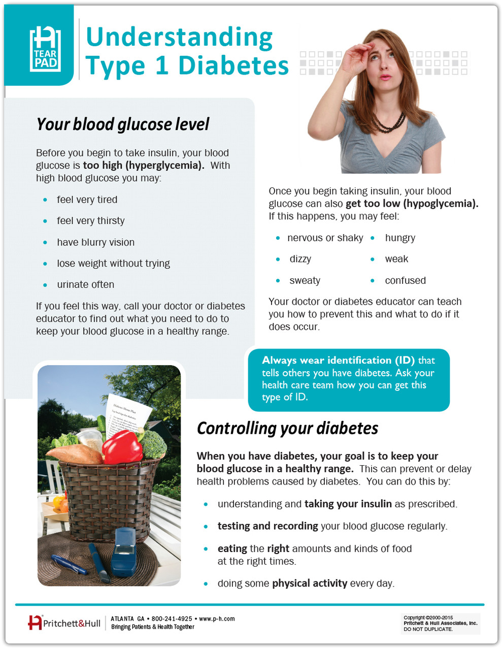 Understanding Type 1 Diabetes Tearpad Pritchett And Hull