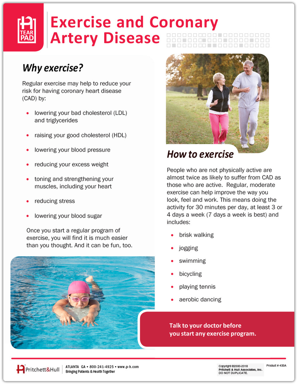 Exercise And Cad Tearpad 50 Sheets Per Pad Pritchett And Hull