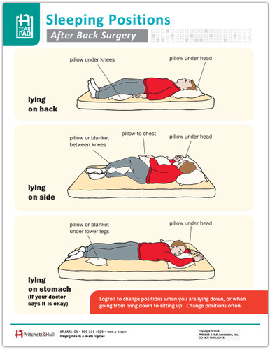 Back Precautions Tearpad - Pritchett and Hull