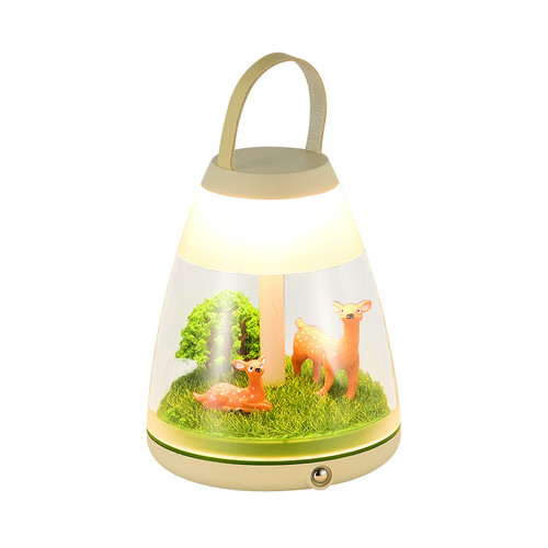 BRON ABS Terrarium Table Lamp for Kids' Bedroom, Balcony & Bar - Modern ...