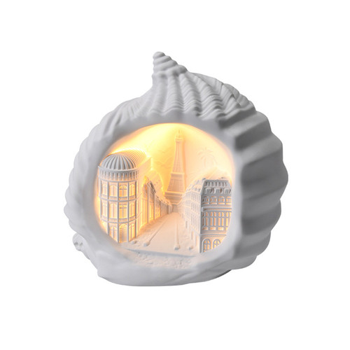 PETER Plaster Church Scent Diffuser Table Lamp for Bedroom, Living Room ...