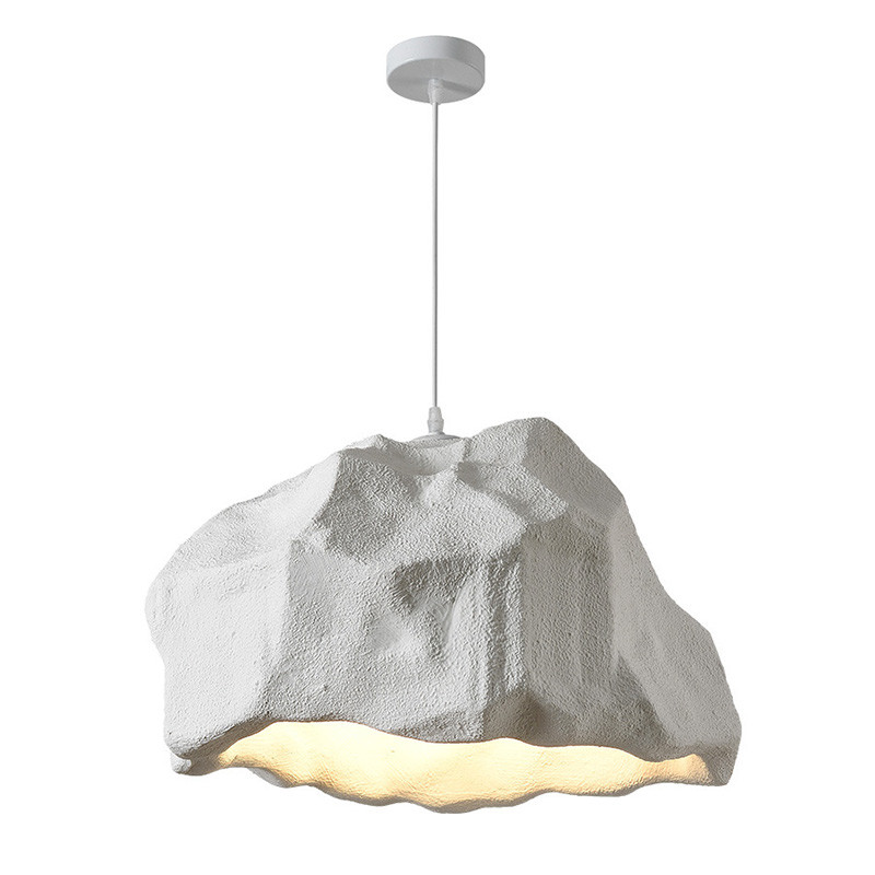 HILLEL Polystyrene Rock Pendant Light for Bedroom, Dining Room ...