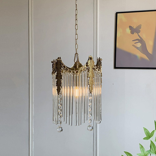 DYLAN Crystal Pendant Light for Study, Living Room & Bedroom - French Style