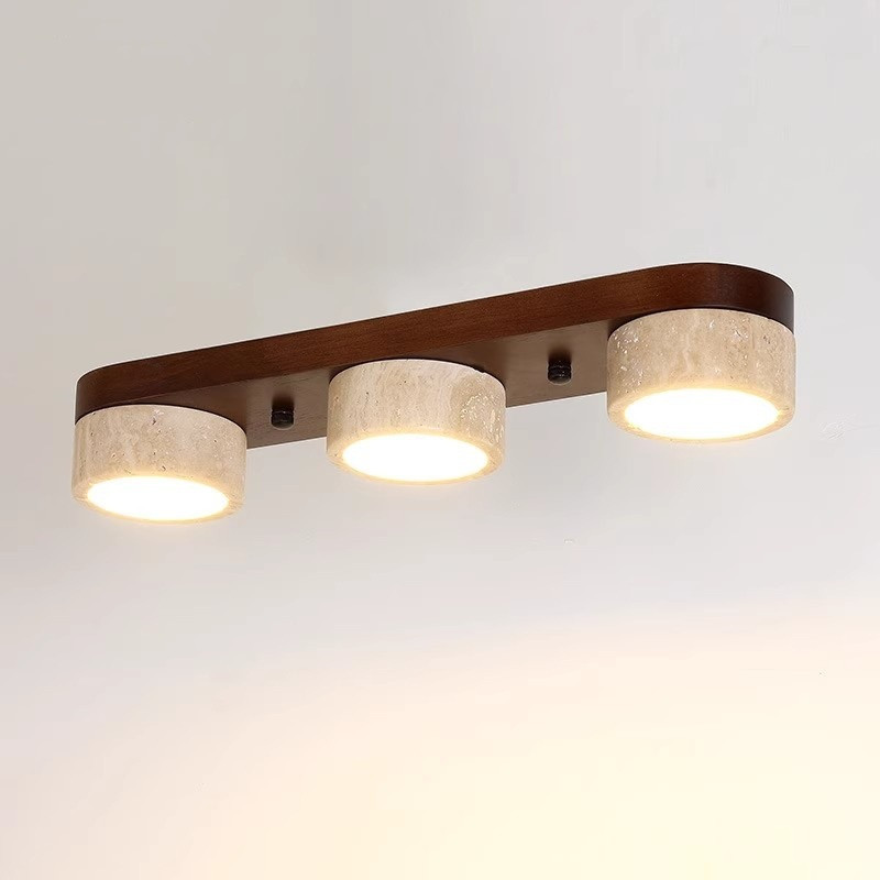 ANTHEA Yellow Travertine Ceiling Light / Downlight for Leisure Area ...