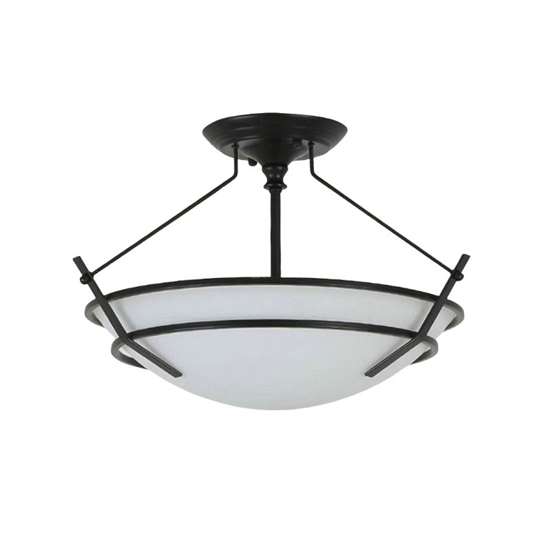 AINSLEY Glass Ceiling Light for Living Room, Dining Room & Restaurant ...