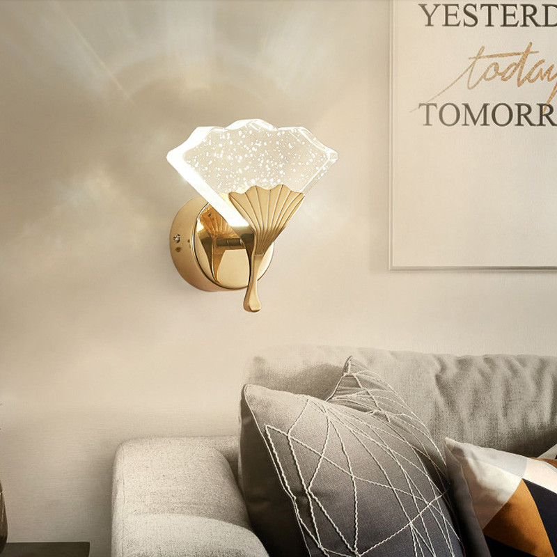 CONRAD Crystal LED Wall Light for Study, Living Room & Bedroom - Modern ...