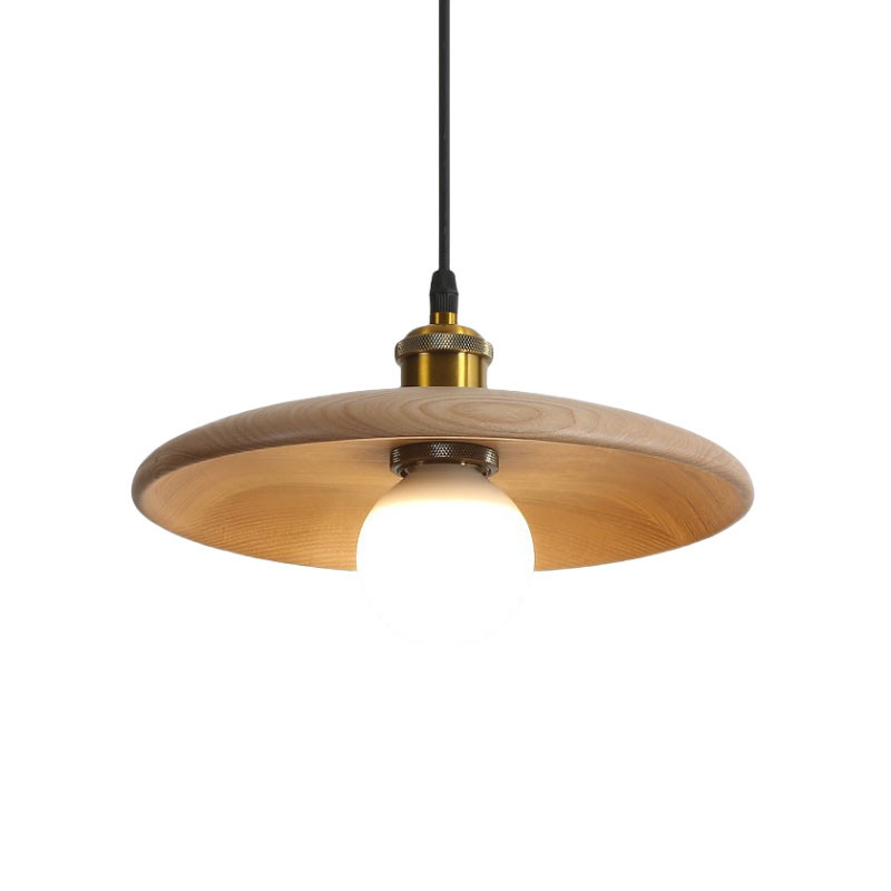FIONA Solid Wood LED Pendant Light for Living Room & Dining - Modern Style