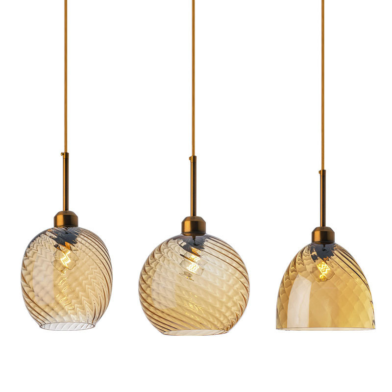 CARSON Glass Pendant Light for Study, Living Room & Dining - Nordic Style