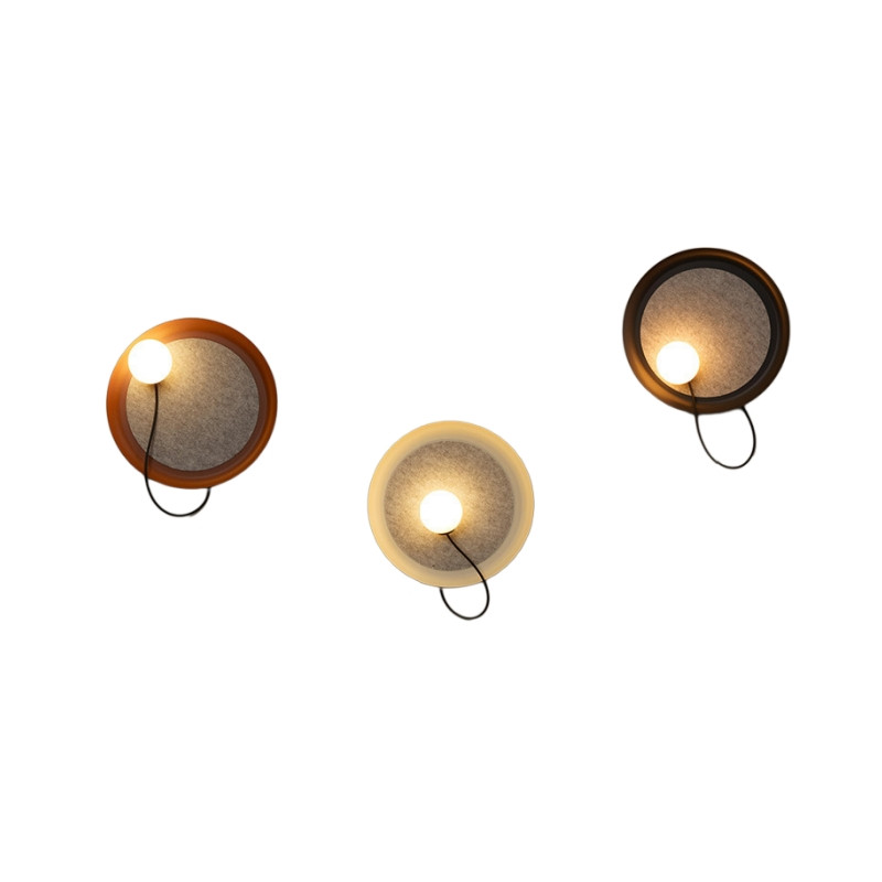 SOLEIL Metal Wall Light for Bedroom & Living Room - Modern Style