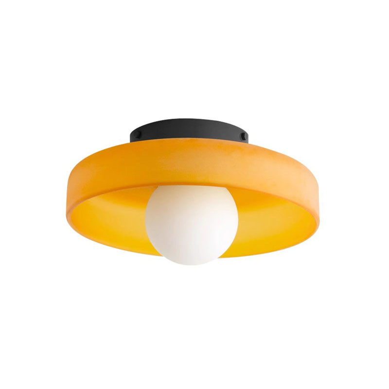 CANARY Glass Ceiling Light for Entryway, Balcony & Corridor - Vintage Style