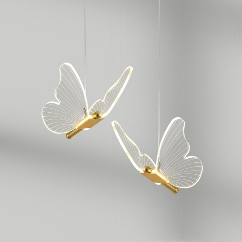 ETHEL Acrylic Pendant Light for Bedroom, Study & Living Room - Modern Style