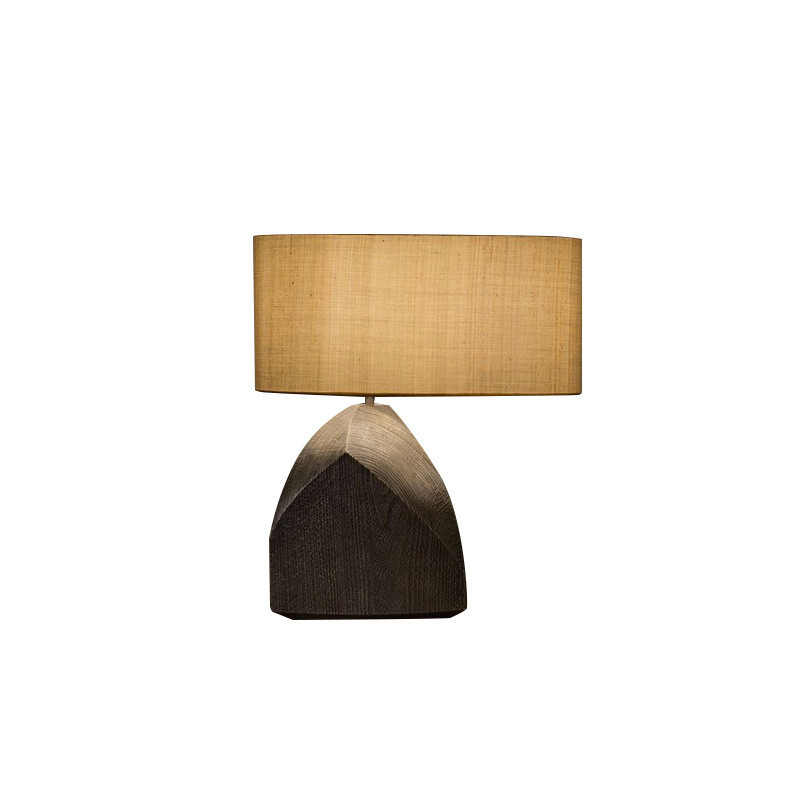 FELIPE Resin Table Lamp for Bedroom, Study & Living Room - Wabi-Sabi Style
