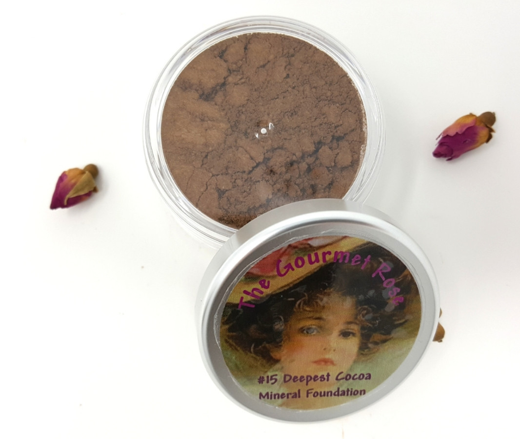 #15 DEEPEST COCOA Jarge Jar Minerals Sheer Acne Cover Foundation Bare ...