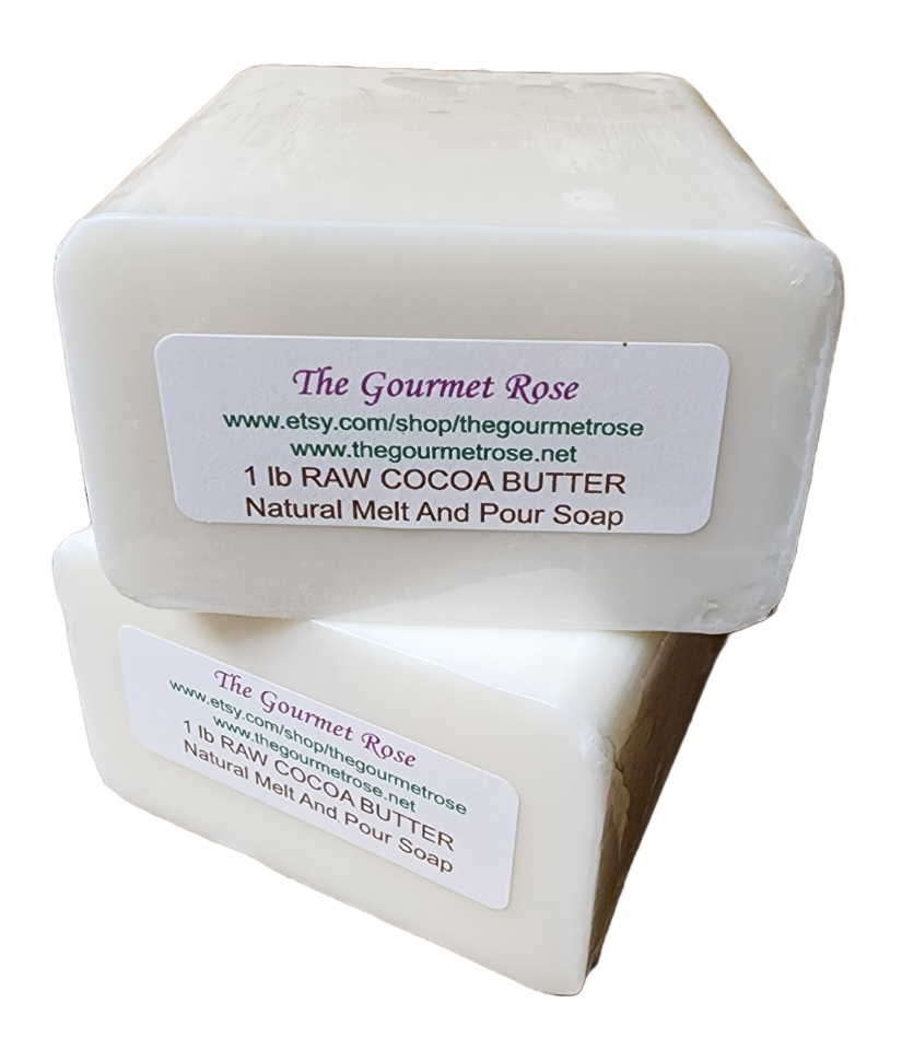 2 Lb Raw Cocoa Butter Melt And Pour Soap 100 All Natural Unrefined