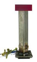 Wall Mount Post Band Bracket - Fence-Material