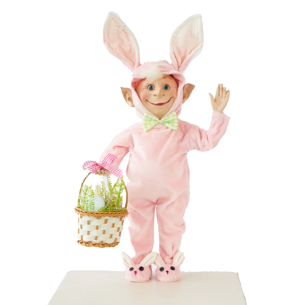 Ralphie The Pink Bunny Elf - 45cm - Easter Town