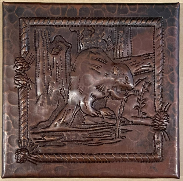 Copper Tile | Cow Design | Copper Sinks Direct