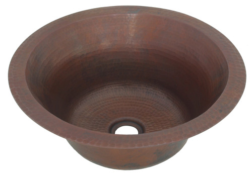 Round Copper Bar Sinks | RBV Round | Copper Sinks Direct