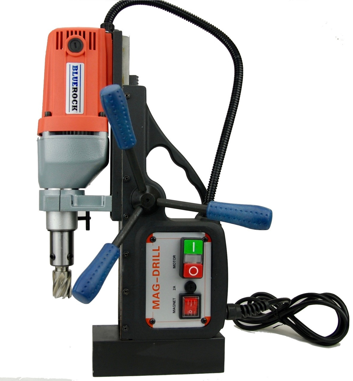BLUEROCK Red BRM-35A Magnetic Drill - Typhoon Mag Drill - BLUEROCK Tools