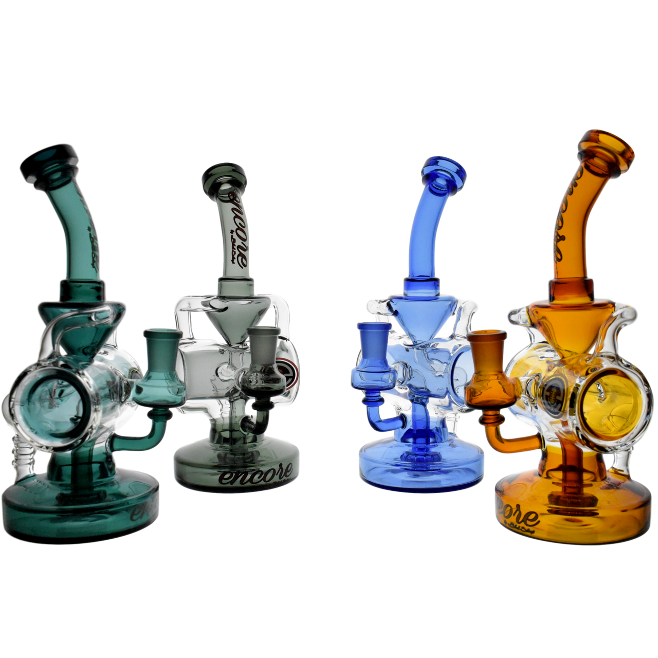 Encore Collection Glass Rig Recycler Dab Capsule - Shatter Kitchen
