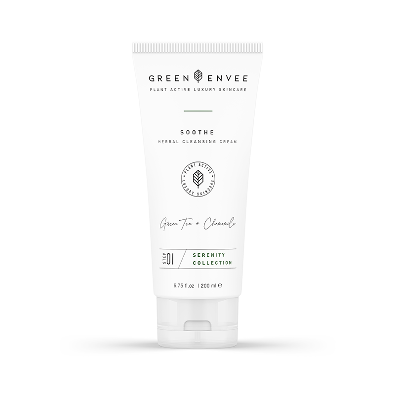 Green Envee Organics Calming Cream Cleanser w Yarrow & Chamomile
