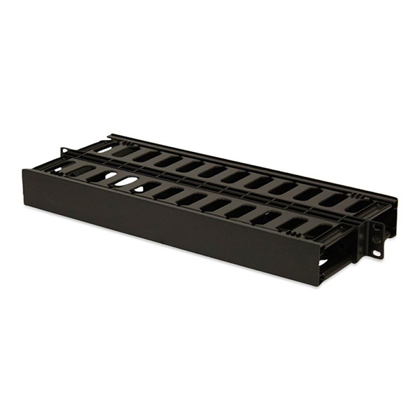 HORIZONTAL CABLE MANAGER 1U FRONT/REAR 19" MNT PLASTIC, comparable to ...