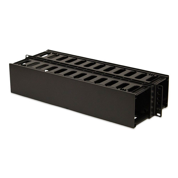 HORIZONTAL CABLE MANAGER 2U FRONT/REAR 19" MNT PLASTIC, comparable to ...