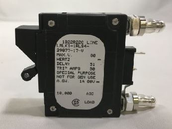 40 AMP CKT BREAKER BULLET BLACK HANDLE 2 PIN W/ STRAP W/HOOD ...