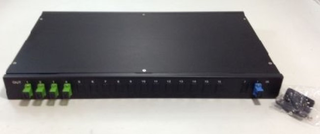 SM 1X4 SPLITTER RACK MOUNT 19" SCU IN SCA OUT EVEN SPLIT - Telexpress ...