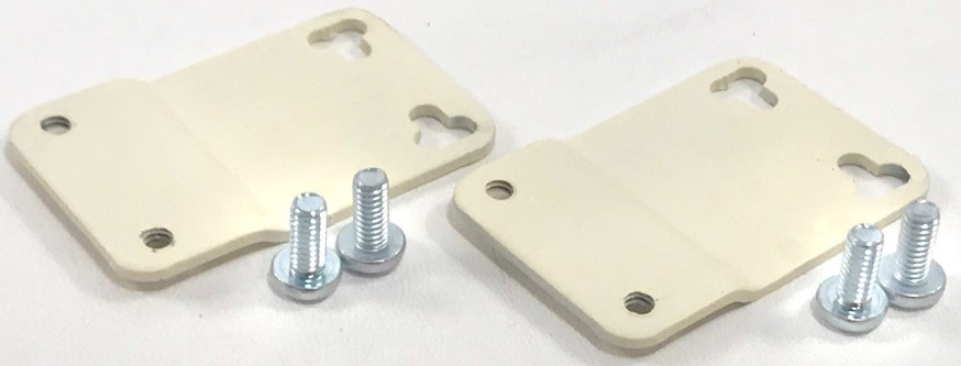 19" to 23" Extension Bracket Set 1RU Putty - Telexpress Live Store