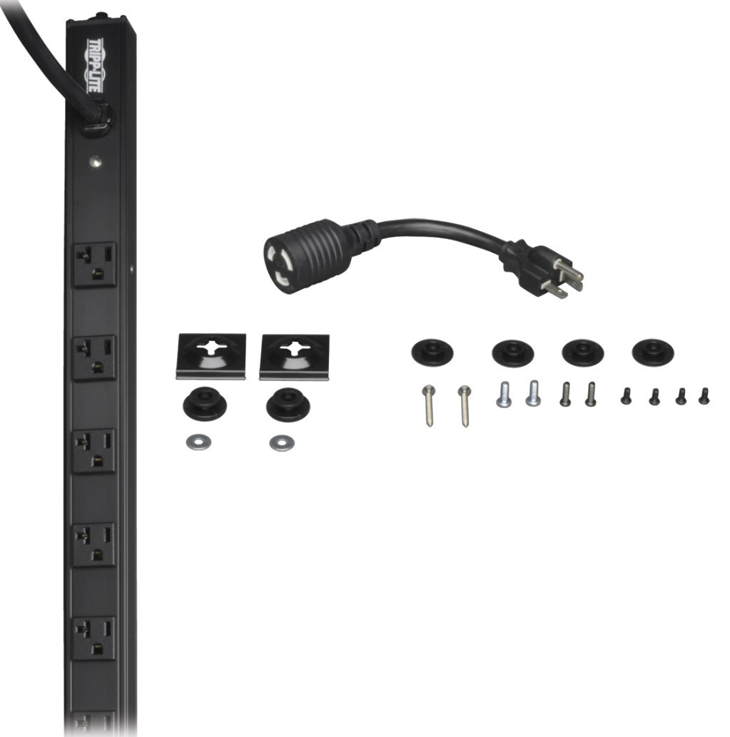 VERTICAL PDU 1 PHASE (14) 5-15/20R 15FT L5-20P 5-15P ADPTR 2 ...