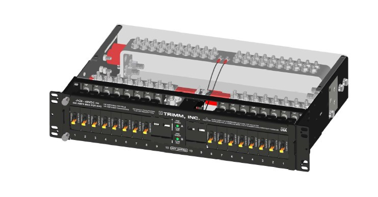 8678800001 2RU HIGH CURRENT PDU FUSE PANEL 8 VERSA SLOTS 600A 19/23 ...