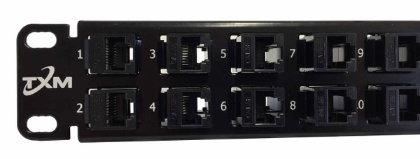 ADCPP32KSRJRJ Equiv CAT5e 32-Port Patch Panel 1 Rack Unit 19 ...