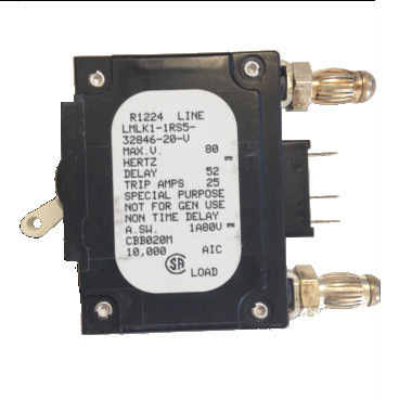 Eltek CBB020M - 20 Amp Bullet Breaker (White Handle, Mid-Trip ...